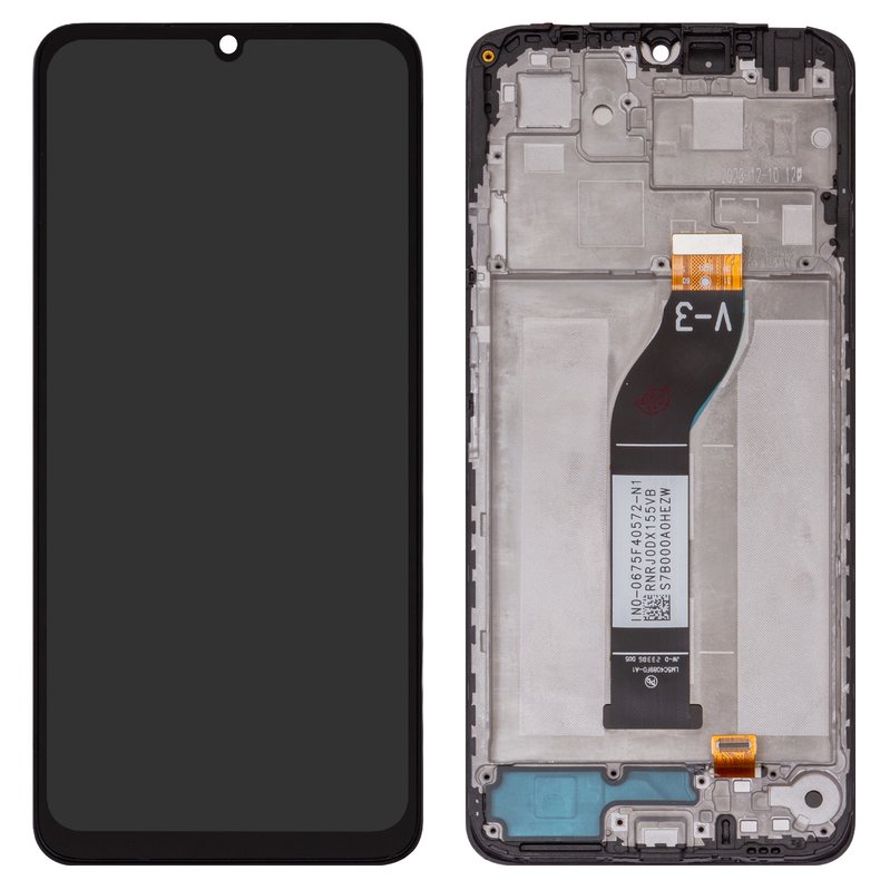Дисплей для Xiaomi Redmi 13C, чорний, з рамкою, (Box) (BV067WBM ...